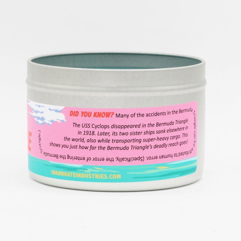 Bermuda Triangle Scented Candle | Funny and Unique Candle | Smells Like ...