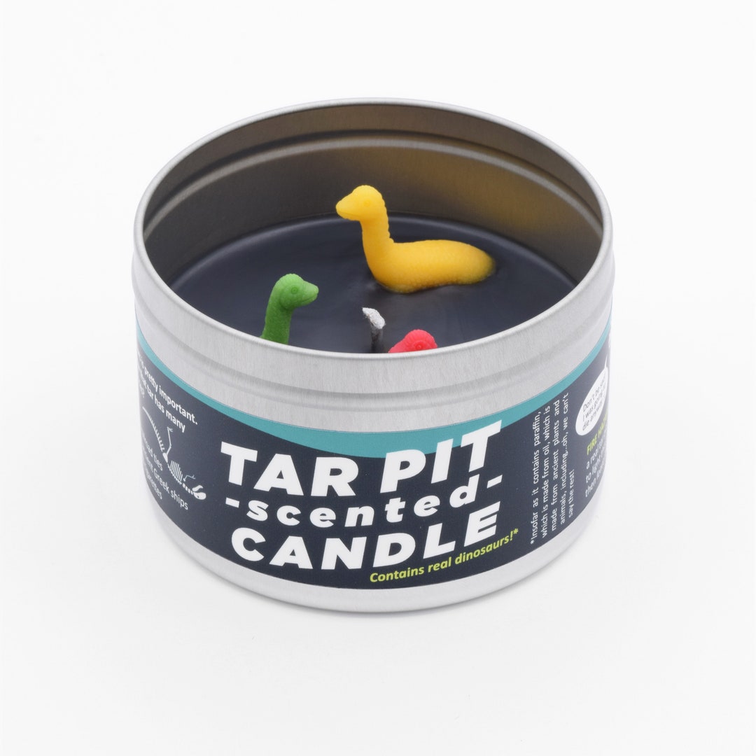 Dinosaur Tar Pit Scented Candle | Funny Candle for Someone Who Loves ...