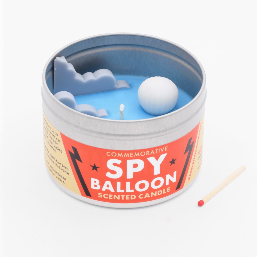 Spy Balloon Scented Candle | Funny Candle | Gift for a Spy | or Just ...