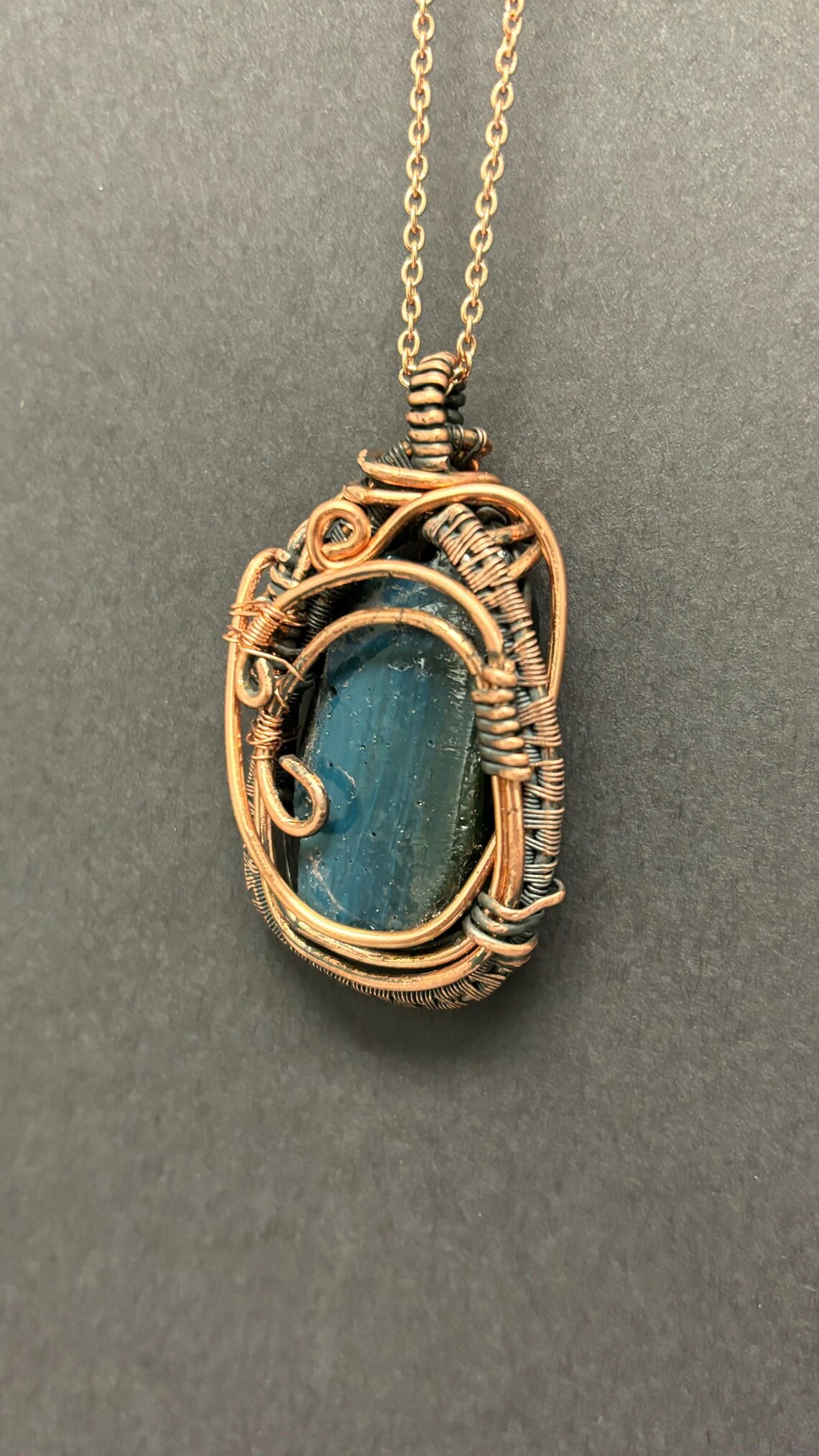 Highly Unusual Raw Slag Glass Pendant - Etsy