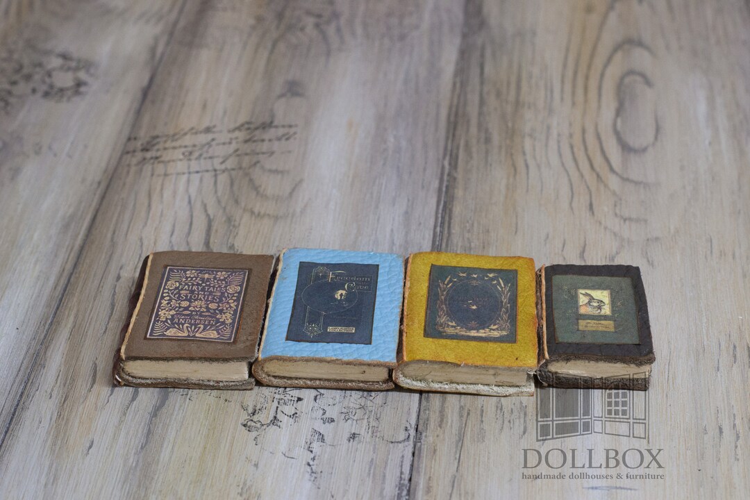 Handmade Old Books Set 4 Pieces 1:6 Scale Ideal for Blythe - Etsy