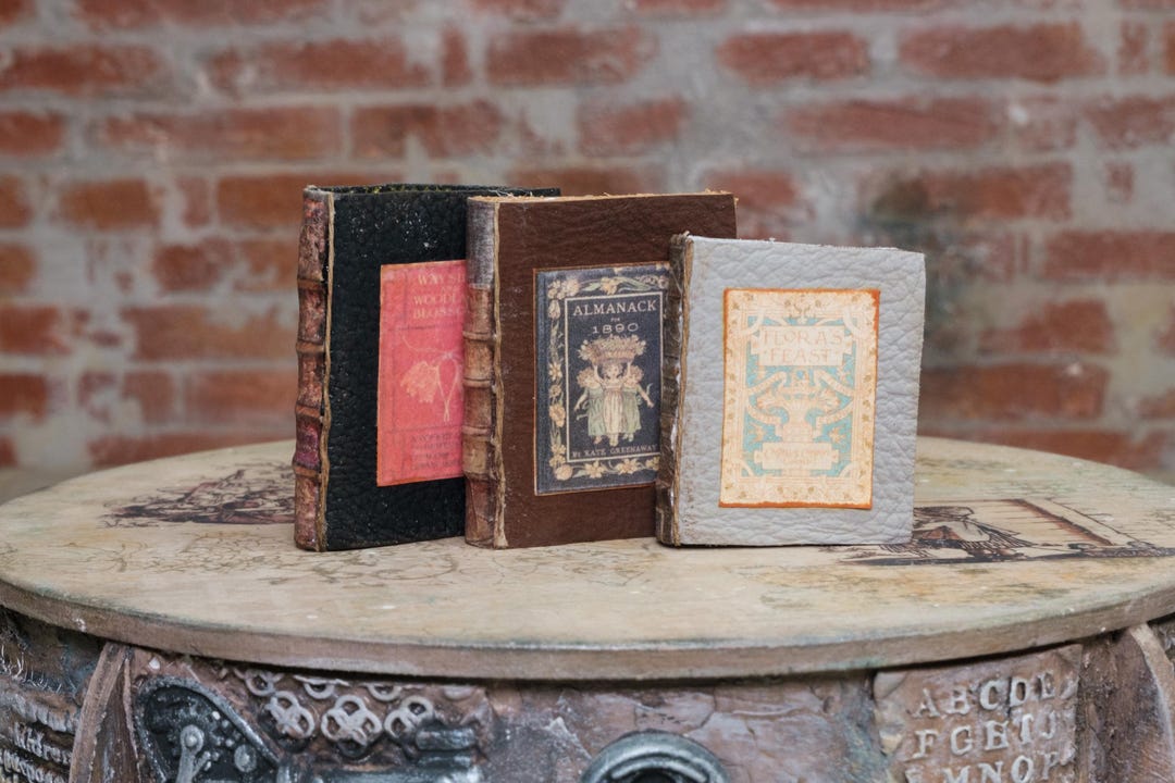 Handmade Old Books Set 3 Pieces 1:6 Scale Ideal for Blythe Doll - Etsy