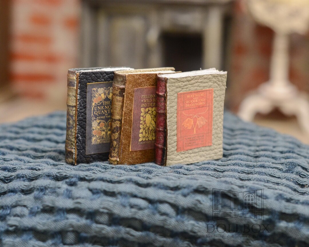 Handmade Old Books Set 3 Pieces 1:6 Scale 12inch 30cm Doll - Etsy
