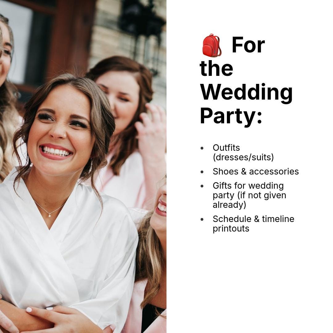 Wedding Day Checklist Printable – Ultimate Bride Guide PDF | Wedding ...