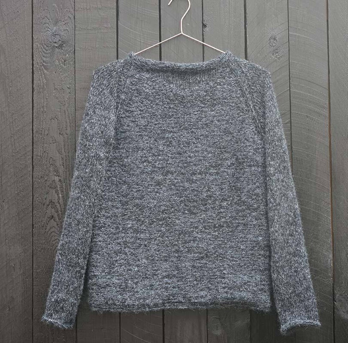 Autumn Sweater Knitting Pattern in English and Danish - Etsy