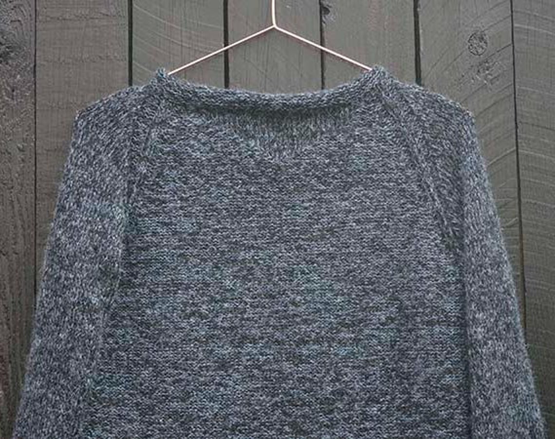 Autumn Sweater Knitting Pattern in English and Danish - Etsy