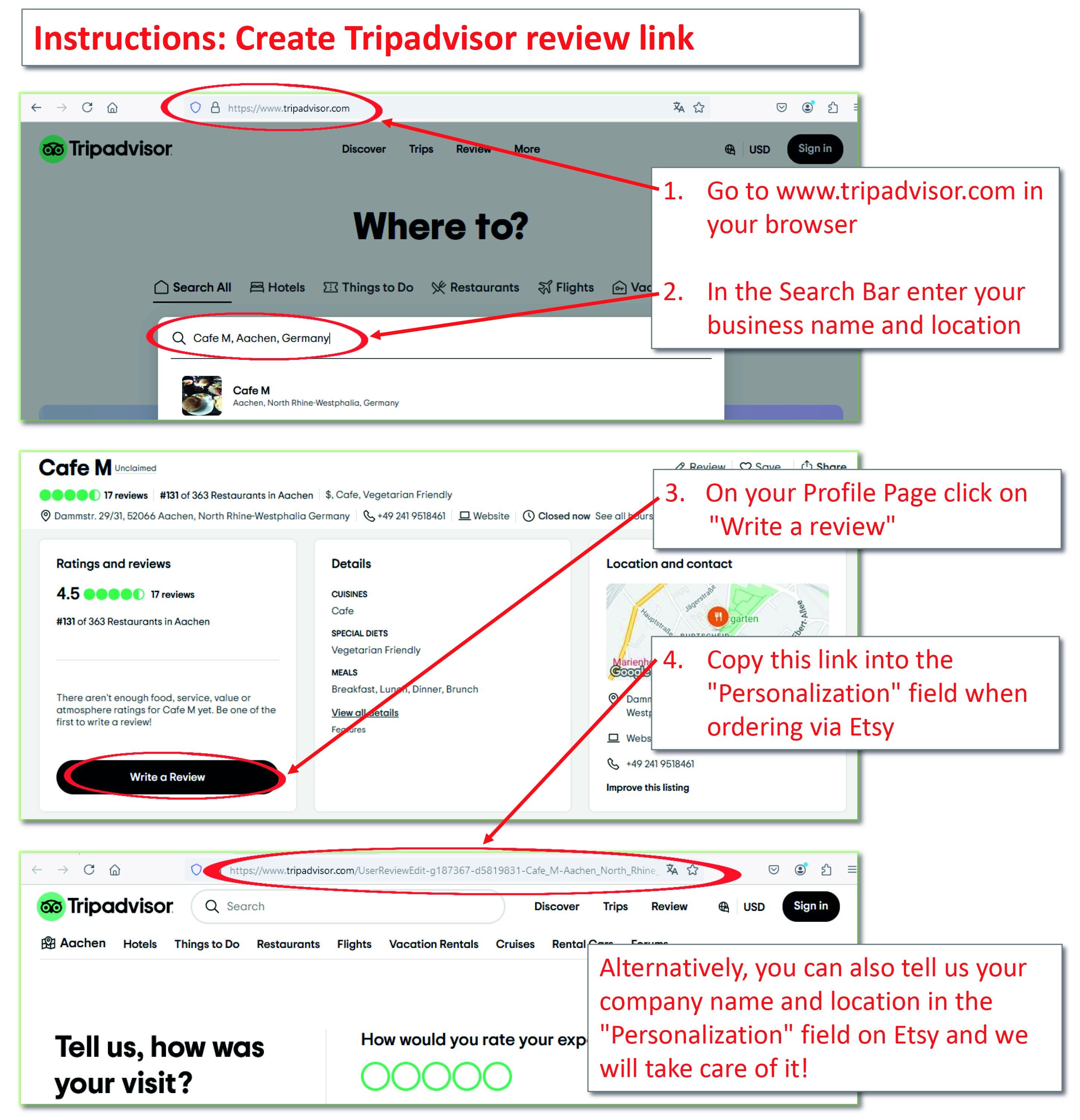 Tripadvisor Review NFC Stand With QR Code, Tripadvisor Reviews Display ...