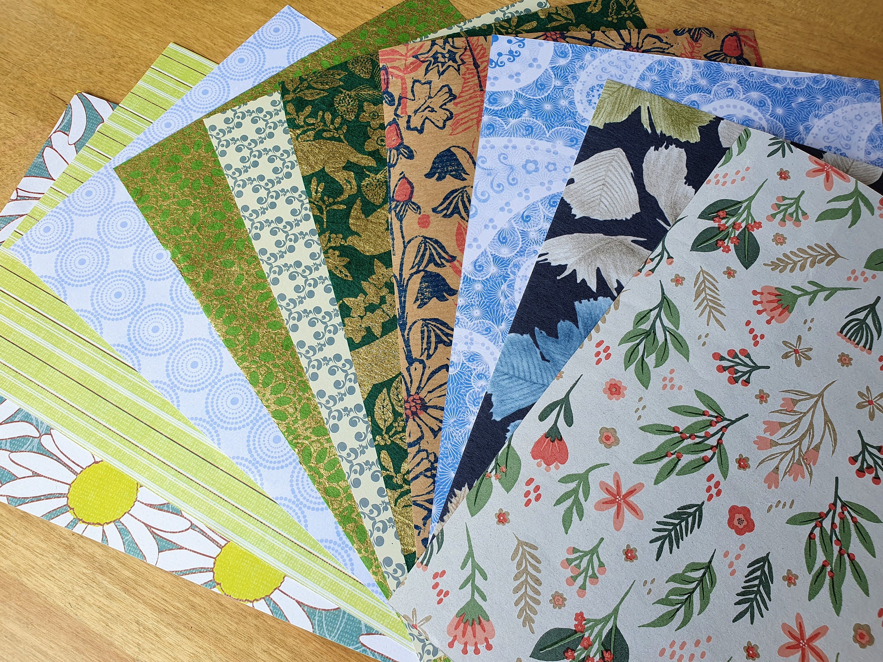 Mixed Patterned Paper Grab Bag (10 A5 Sheets) - Etsy