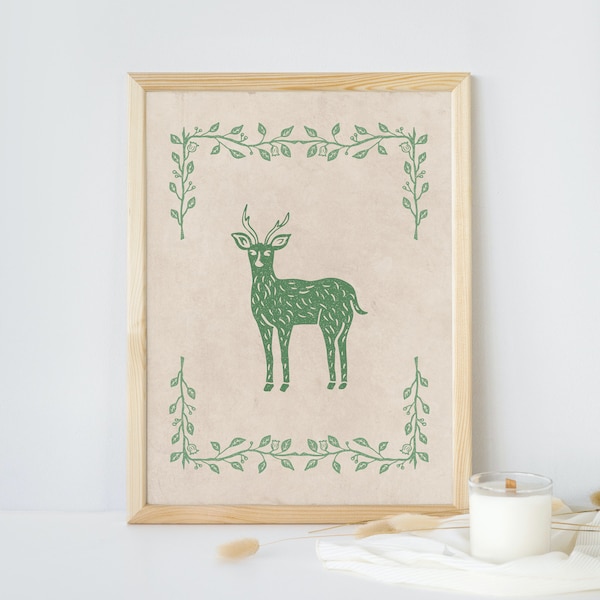 Deer Nursery Art - Etsy
