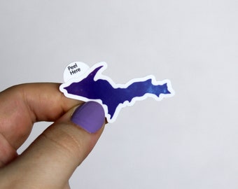 Upper Peninsula Sticker - Etsy