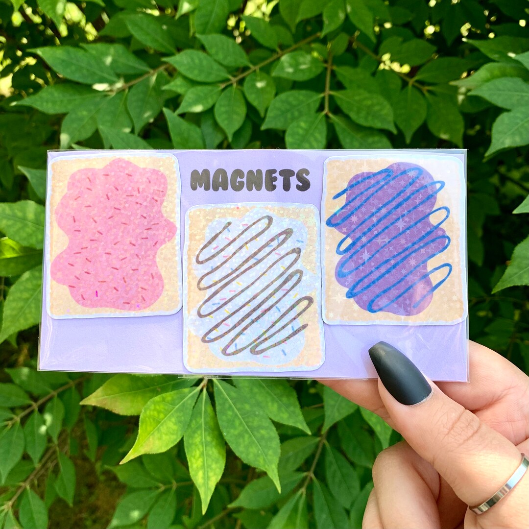 Pop Tart Fridge Magnets, Set of 3 | Food Magnets | Kitchen Decor ...