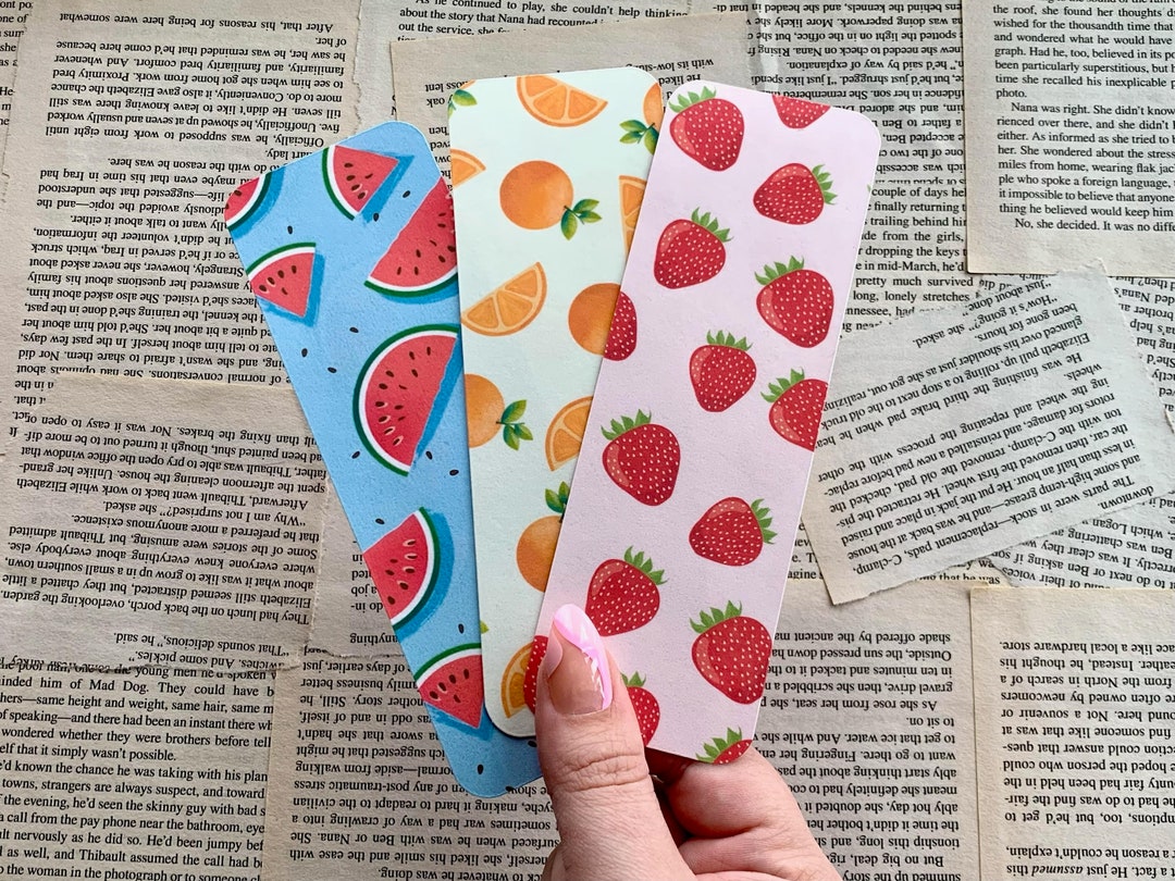 Summer Fruits Bookmark | Books, Journals, Notebooks, Planners ...