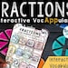 Fractions Activity | Interactive Vocappulary™ - Math Vocabulary ...