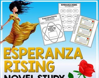 Esperanza Rising Novel Study Unit Literature Guide Comprehension ...