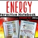 Energy Interactive Notebook Forms of Energy Light Heat Kinetic ...