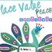 Place Value Craftivity | Place Value Poster Chart Printable Peacock - Etsy
