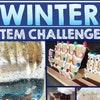 Winter STEM Activities Challenges - December STEM Snowglobe Gingerbread ...