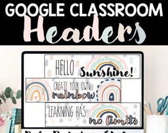 Google Classroom Groovy Banner - Etsy