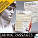 Renaissance Reading Passages - Questions - Annotations - Etsy