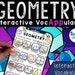 Geometry Activity Interactive Vocappulary™ - Math Vocabulary Activity ...