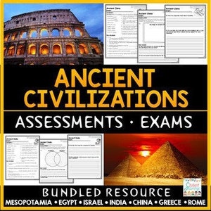 Ancient Civilizations Tests - History Exams Bundle - Quiz Review ...