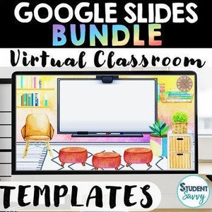 Google Slides Templates Virtual Classroom Templates for Distance ...