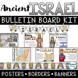 Ancient Israel Bulletin Board Kit | Israel Posters | Borders | Banners ...