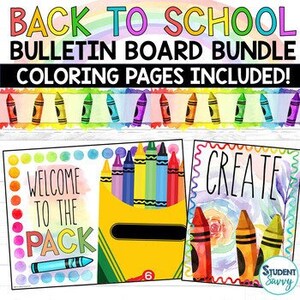 Back to School Bulletin Board Classroom Decor Printable - Etsy