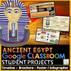 Ancient Egypt Projects Google Classroom Activities Ancient History 6th ...