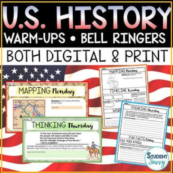Us History - Etsy