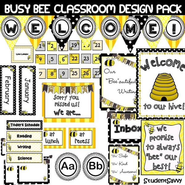 Bee Classroom Decor - Etsy