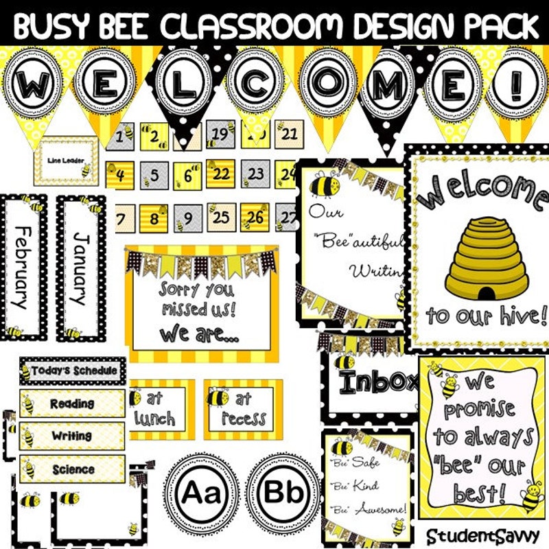 Bee Classroom Decor - Etsy