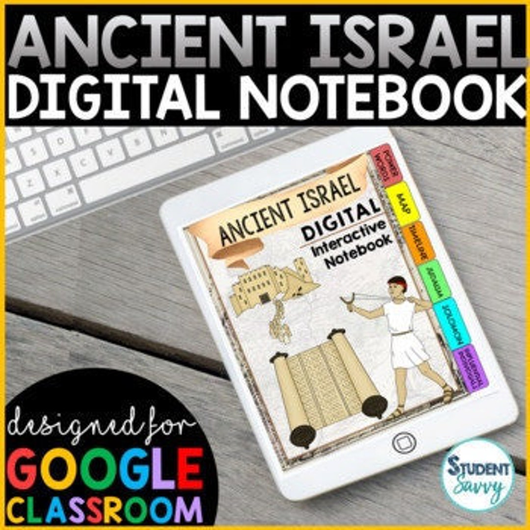 Digital Interactive Notebook | Ancient Israel Google Classroom - Etsy