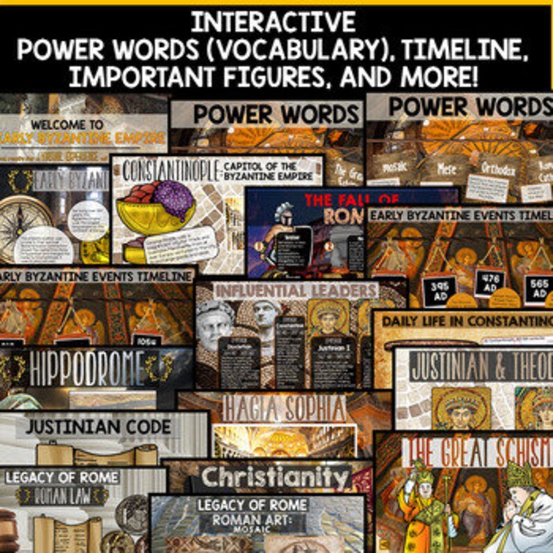 Byzantine Empire Powerpoint - Google Slides - Google Classroom Middle ...