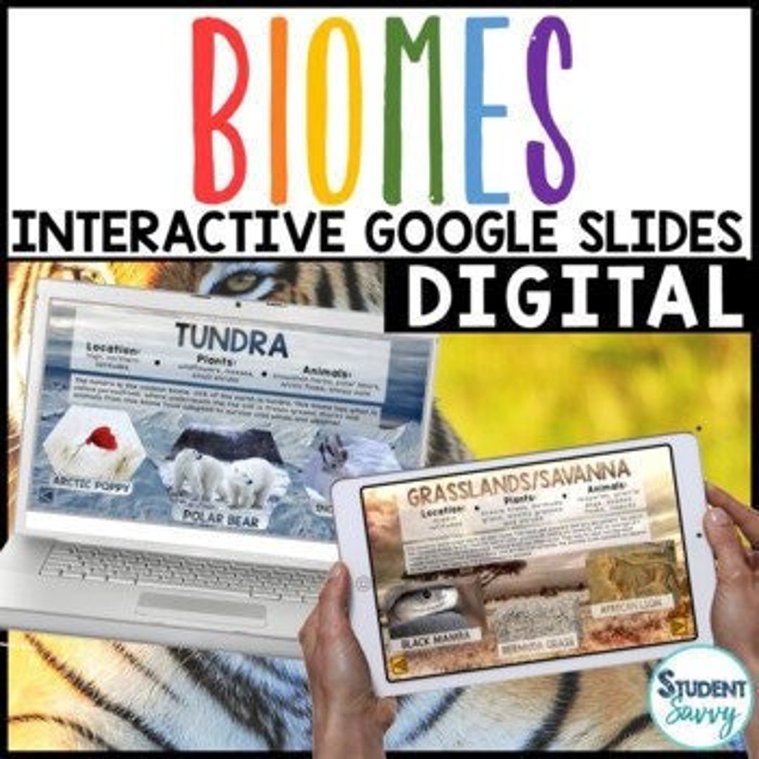 Biomes Google Classroom Distance Learning Interactive Digital - Etsy