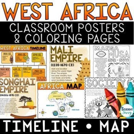 Africa Map Coloring Pages
