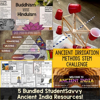 Ancient India Activities Bundle Indus Valley Civilization STEM Reading ...