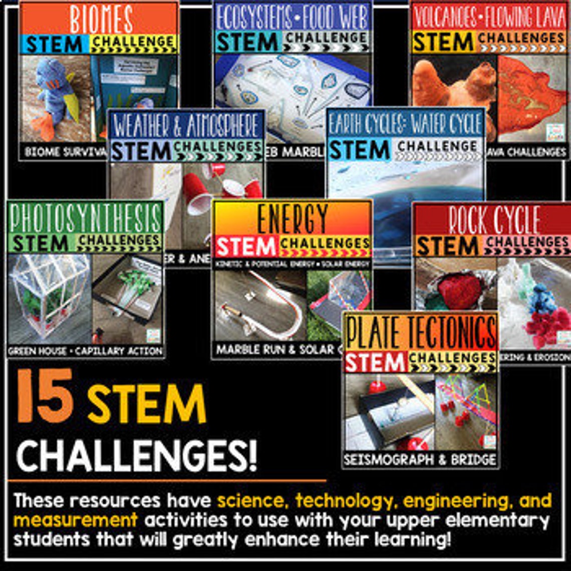 Earth Science STEM Activities - Science Projects Space STEAM Challenges ...