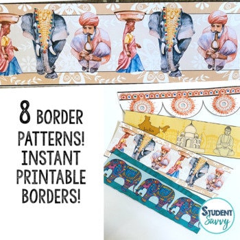 Ancient India Bulletin Board Kit | India Posters | Borders | Banners - Etsy