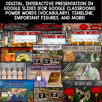 Ancient China Google Classroom Distance Learning | China Google Slides ...