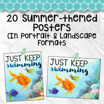Summer Classroom Posters End of the Year Posters Summer Classroom Decor ...