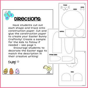 Easter Bunny Craftivity! - Etsy