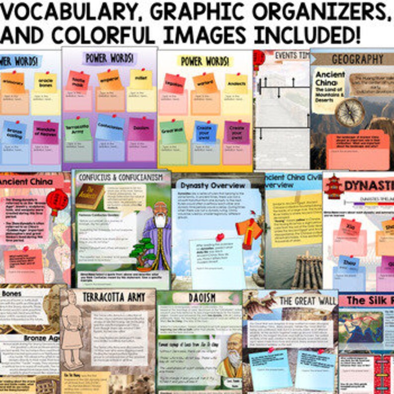 Digital Interactive Notebook | Ancient China Google Classroom - Etsy