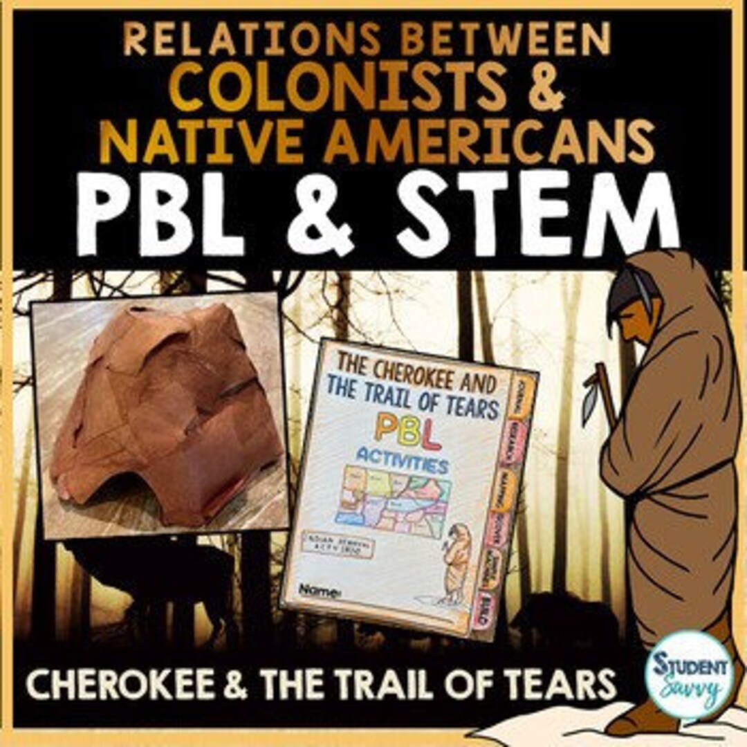 Colonists and Native Americans Relations | STEM and PBL | Cherokee - Etsy