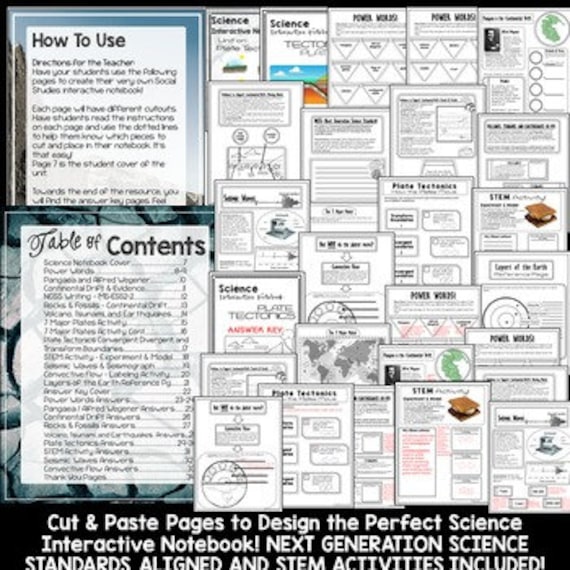 Hojas De Trabajo Sobre Placas Tectónicas