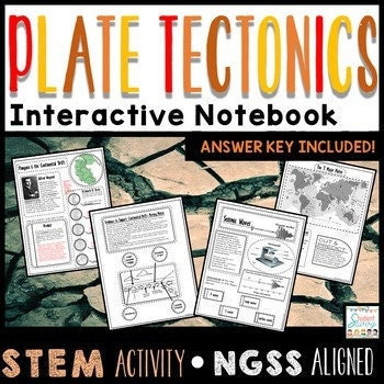 Plate Tectonics Worksheets Interactive Notebook Tectonic Plates ...