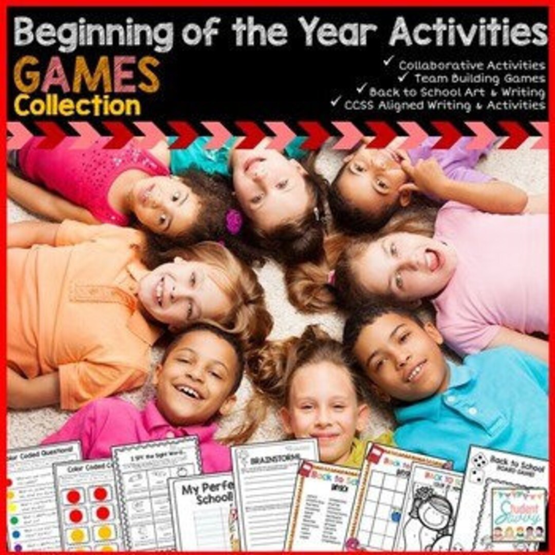 Beginning of the Year Activities - Games Collection - Etsy