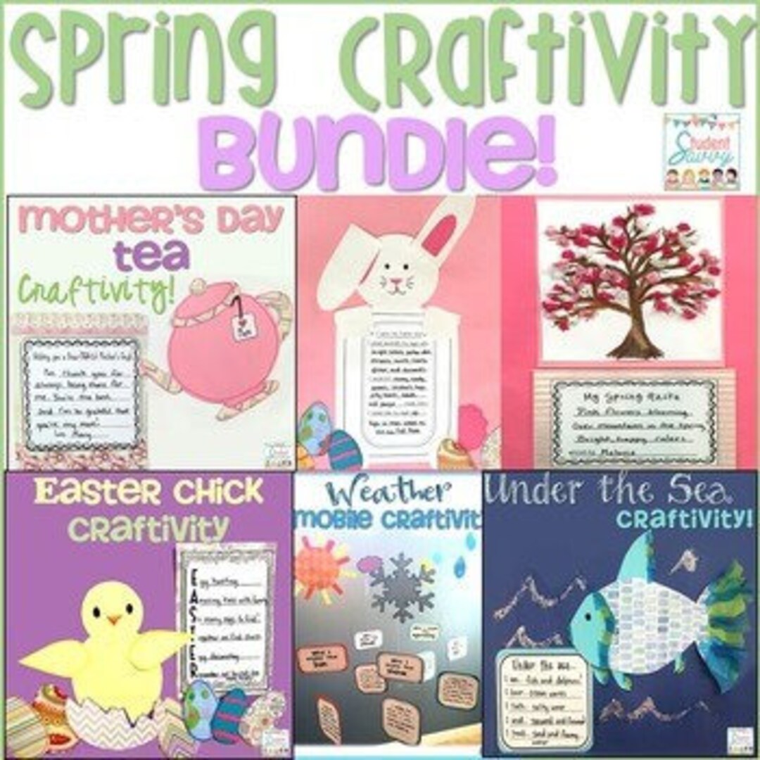 Spring Craftivity BUNDLE! - Etsy