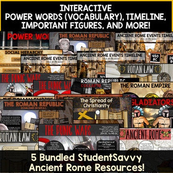 Ancient Rome Activity Bundle | Curriculum STEM Map Lesson Plans - Etsy
