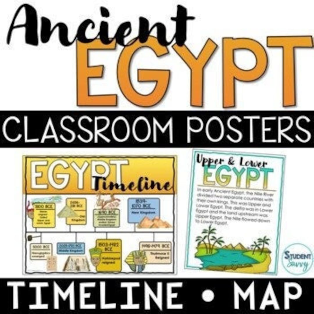 Ancient Egypt Posters | Egypt Timeline | Egypt Map | Ancient Egypt ...